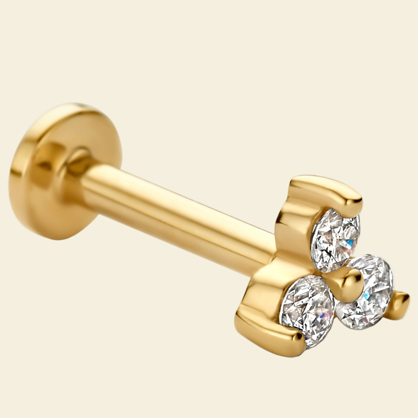 Oorpiercings kopen | Gouden oorpiercings in 14K goud – Eline Rosina