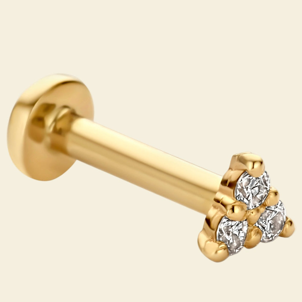 Luxe 14K gouden piercings | Oorpiercings dames – Eline Rosina