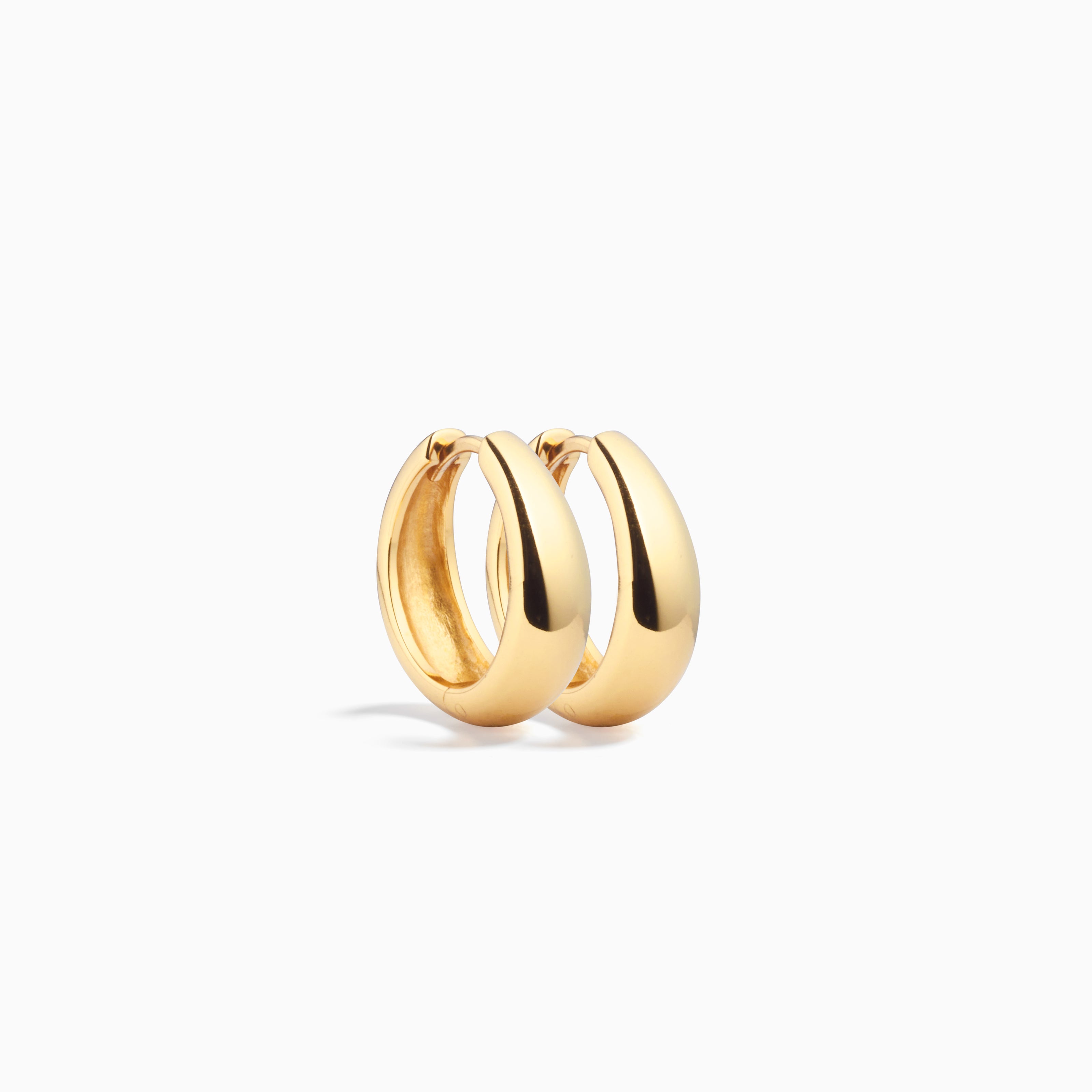 Rue Statement Hoops | Gold plated hoop creolen voor dames van gold plated 925 sterling zilver